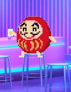 【20人コラボ】daruma3 BAR COMSA | UNIQUE マーケットプレイス | COMSA